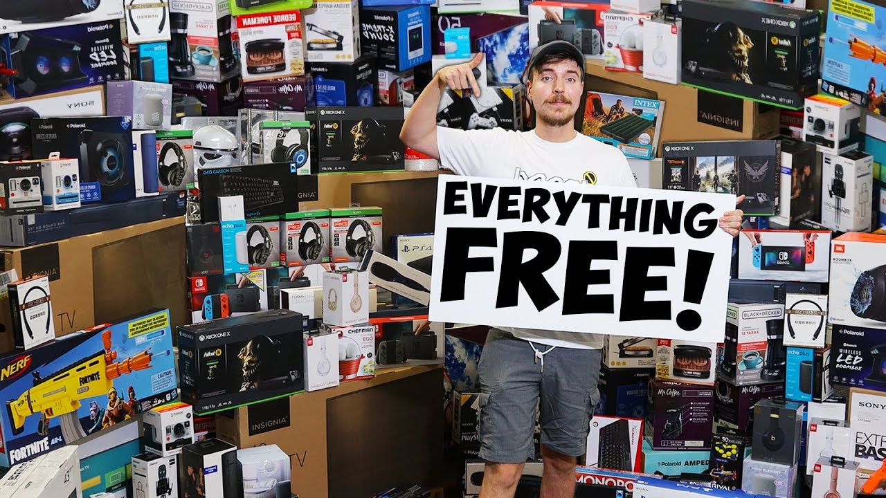 Mr. Beast Opens the World's First FREE Store - HORUSGLOBE