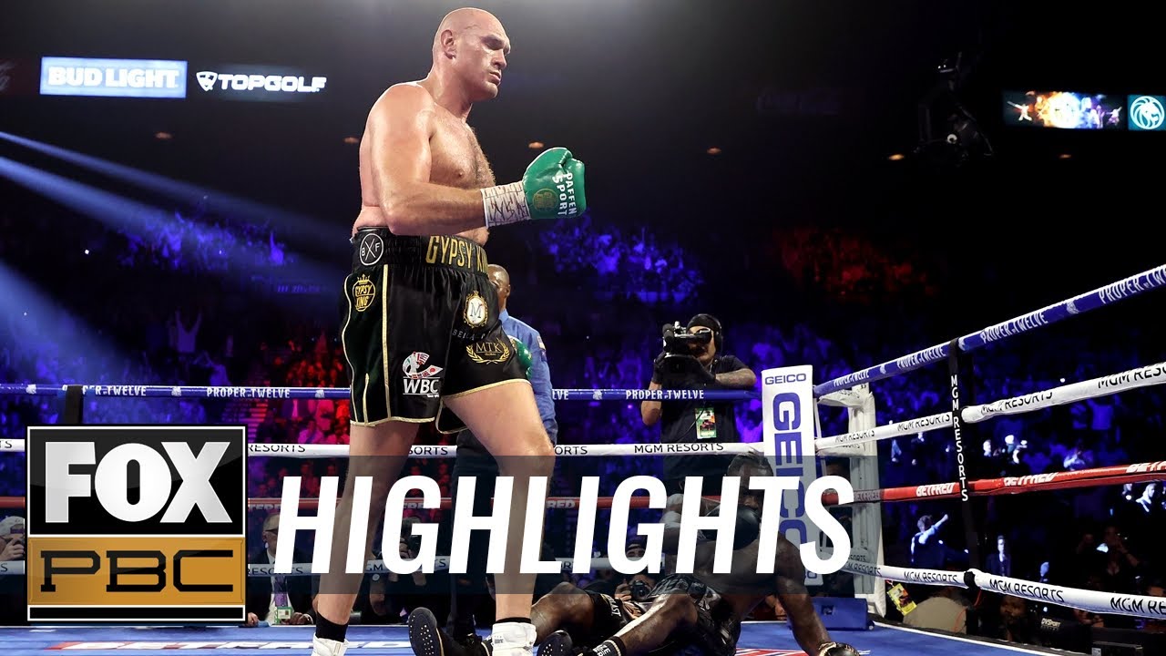 HIGHLIGHTS: WBC Heavy Weight Championship Tyson Fury Defeats Deontay ...